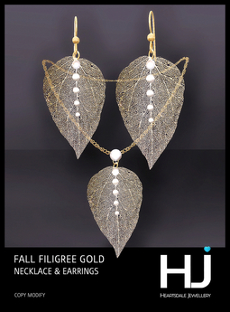 Second Life Marketplace - [HJ] Fall Filigree Gold